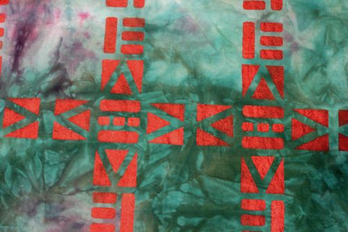 More Stencil Making - Lynda Heines Fabric Design