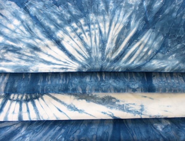 Another Round of Indigo Dyeing - Lynda Heines Fabric Design